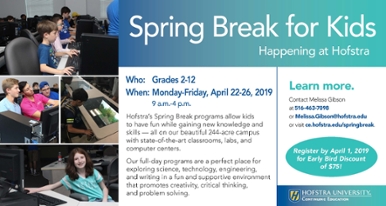 Spring Break Programs, Courses, and Classes | Hofstra Continuing ...